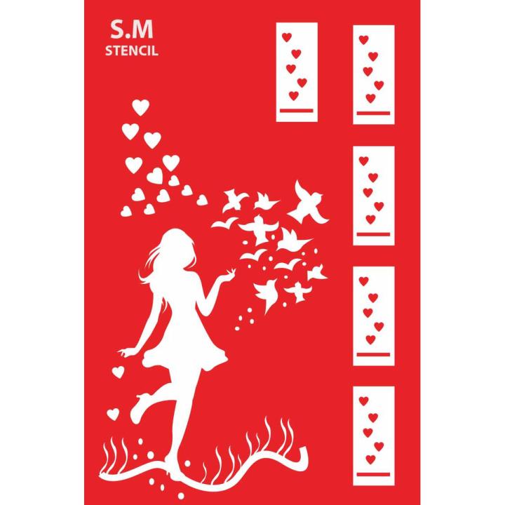 Henna Stencil and Mahandi design Sticker | Daraz.pk