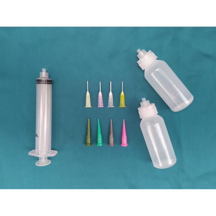 Henna Mehndi Applicator Kit with 30ml 02 Luer Lock Squeeze Bottles 10ml ...