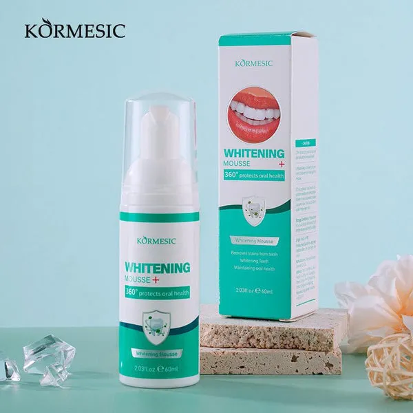 KORMESIC Natural Teeth Whitening Toothpaste & Cleaning Mousse Fresh ...