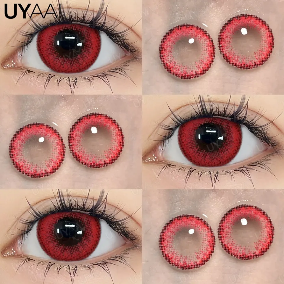 Bright Red Eye Contacts