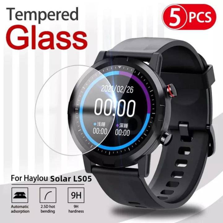 3/5pcs 9H Tempered Glass Film -for Haylou Solar Smart Watch Screen ...