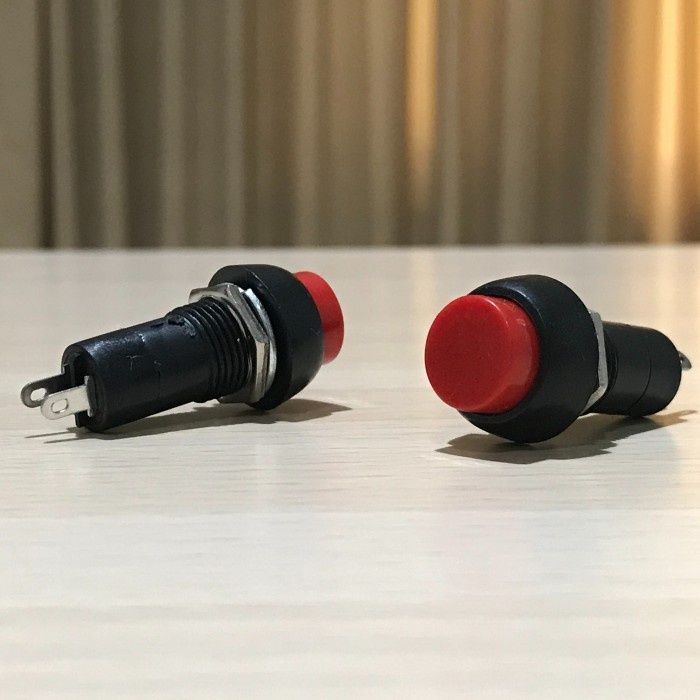 On Off Push Button pair Toggle Switch for car and bike Luminous green ...