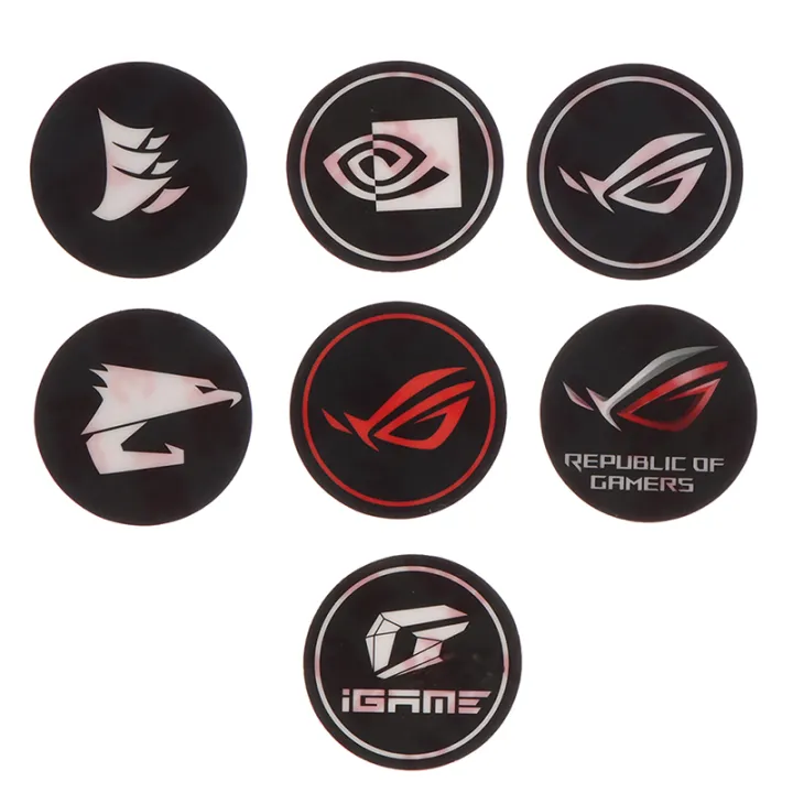 Computer Host Fan Sticker Exhaust Fans Label Chassis Fan Stickers ...