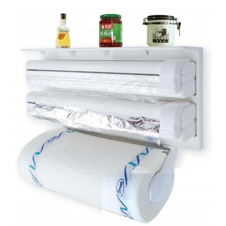 Triple Paper Dispenser - White | Daraz.pk