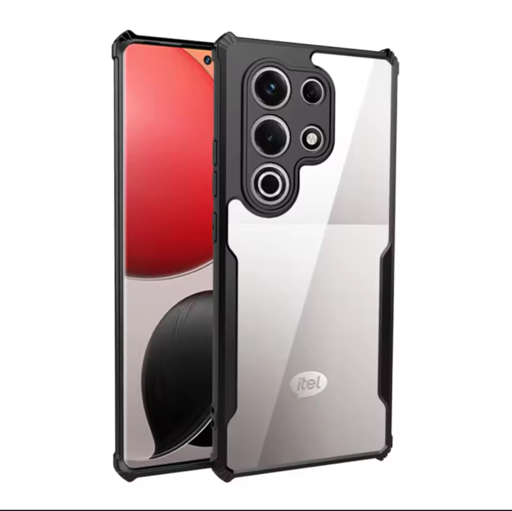 Ipaky Shockproof Hybrid Armor Back Cover for itel s26 ultra itel s25 ...