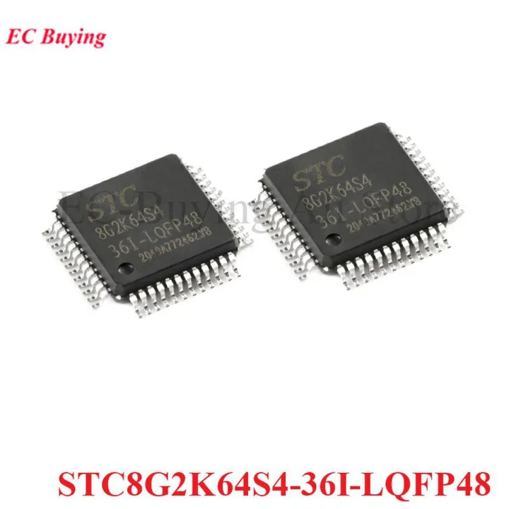 2pcs/1pc STC STC8G2K64S4-36I-LQFP48 Enhanced 1T 8051 Single-Chip Microcontroller MCU Micro ...