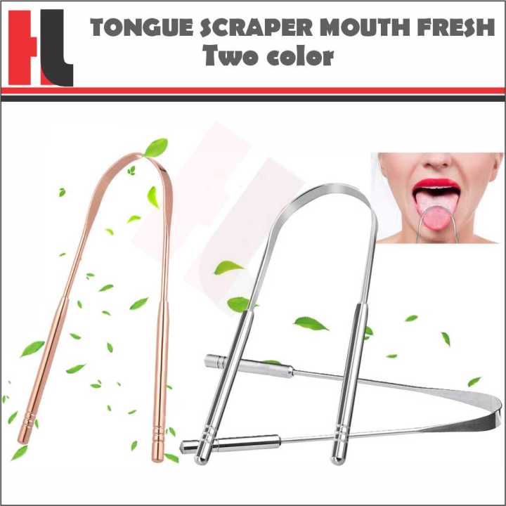 Tongue Scraper Tongue Cleaner U Shape Fresh Breath Care Scraper ...