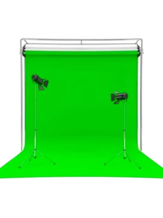 Premium Green Screen Chromakey Cloth for Home & Studio Backdrop ...