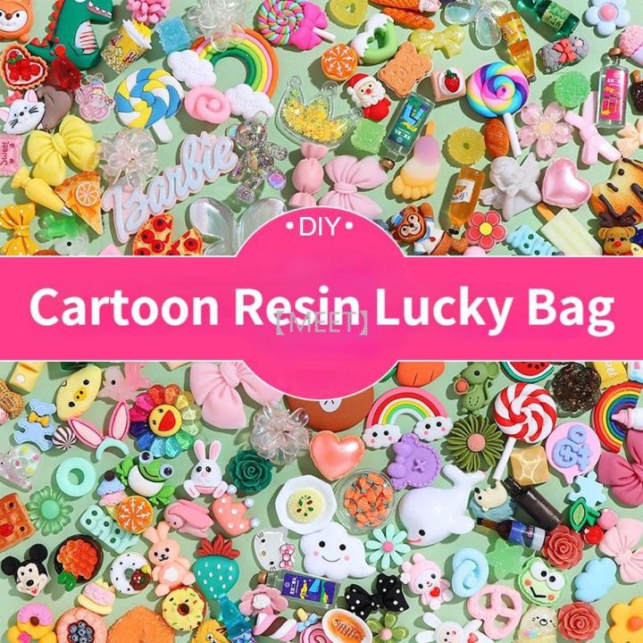 【MEET】10/20/50pcs/set Cartoon Cute DIY Resin Jewelry Handmade Materials ...