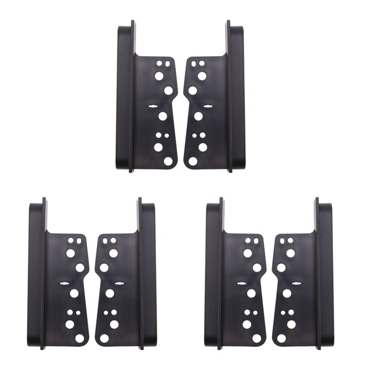 OUMERY 6Pcs Fit for 2 Double Din Fascia Facia Dash Kit Car Stereo Side ...