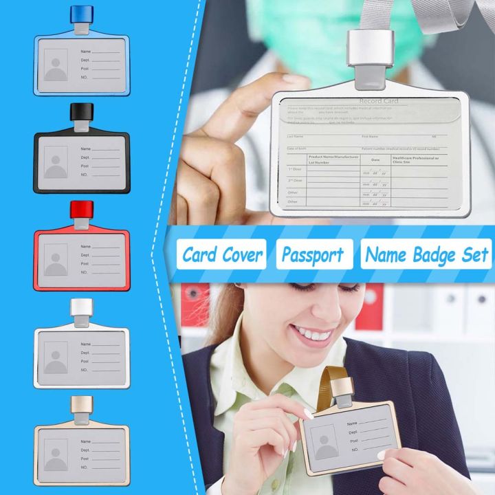 Useful Unisex Office School Work Card Name Tags Bank Credit Card Health ...