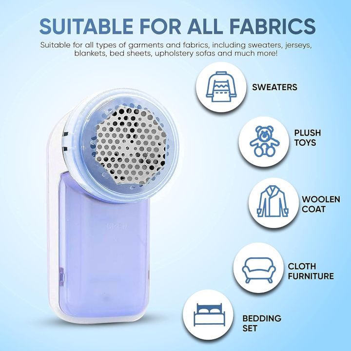 Household Clothes Shaver Fabric Lint Remover Fuzz Electric Fluff ...