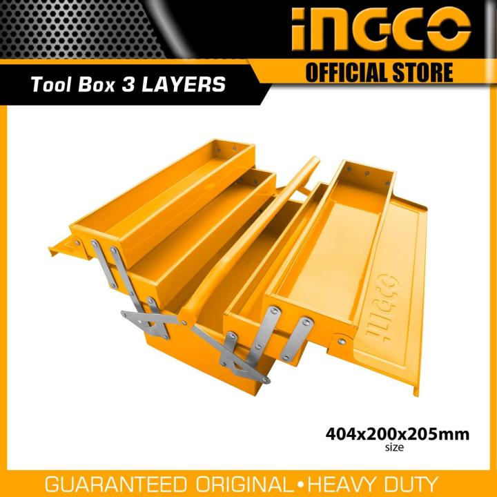 INGCO Tool Box 3 LAYERS 404x200x205mm | Daraz.pk