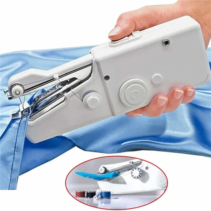 ZM PORTABLE SEWING MACHINE MINI HANDHELD SEWING MACHINE CORDLESS ...