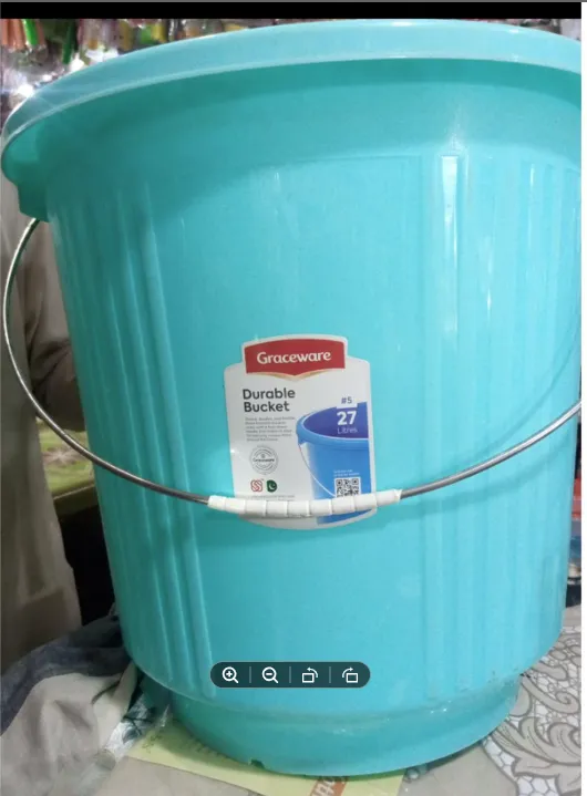 Plastic Bucket for Multipurpose Uses (27 Liters) (14 Inch's Height ...