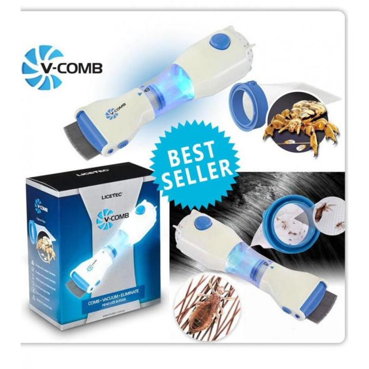 V Comb Electronic Head Lice Removal Machine Anti Lice Machine V - comb ...