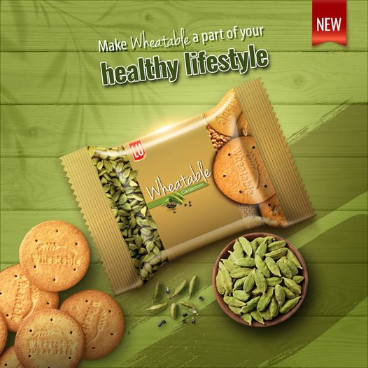 LU Wheatable Cardamom Biscuits 20rs (Pack of 30) | Healthy Whole Wheat ...