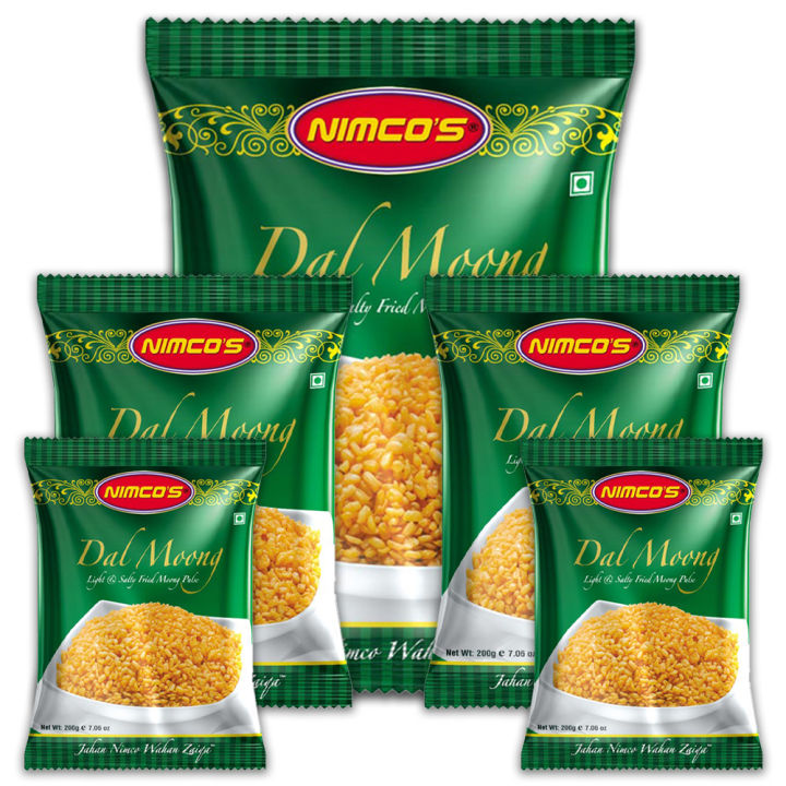 Nimco's Daal Moong 200g pack of 5 | Daraz.pk