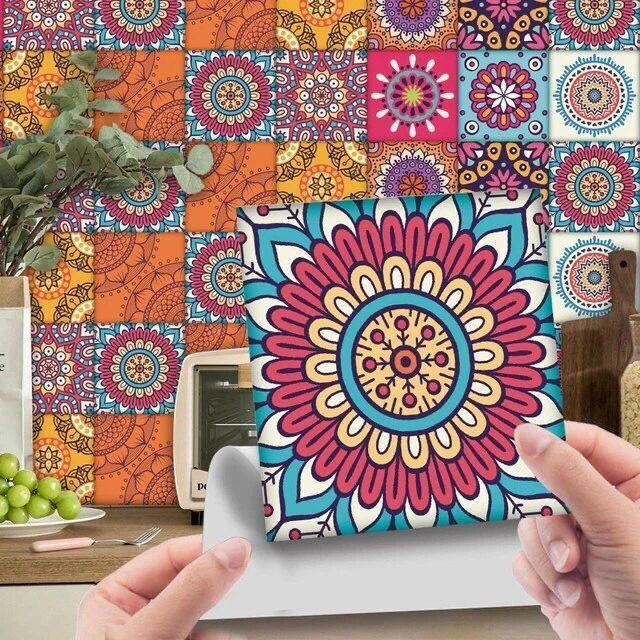 12 Pcs Mandala Wall Collage Kit Aesthetic Pictures Posters - Boho ...