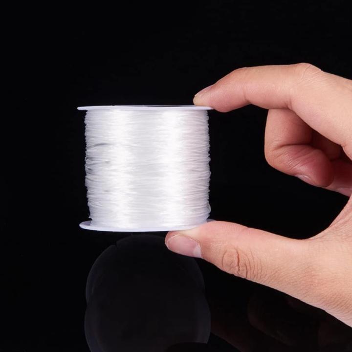 60m 0.8mm Rope Making Bracelets Craft Strong Fibre Wire Beading Thread ...