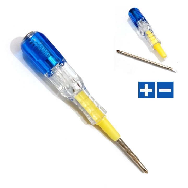 3 in 1 Tester Electricity Voltage Tester 220 AC current with + plues ...