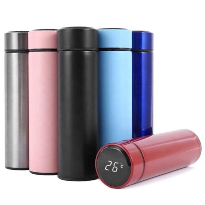 Stainless Steel Water Bottle, with Temperature Display/Vacuum Flask ...