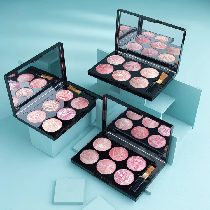 TV PARLOUR SIXER TERA-COTTA BLUSH PALETTE (BLACK) | Master Blush ...