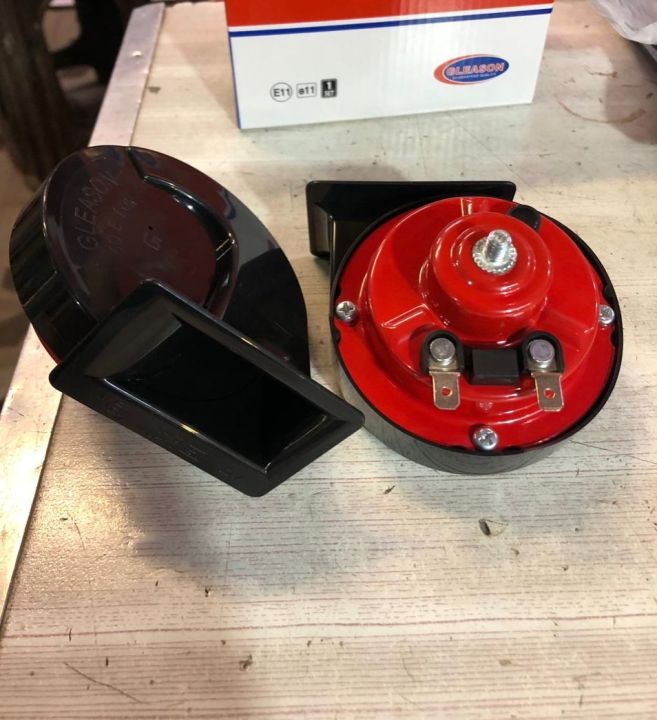 Double Horn Kit for Bike & Vehicle – 12V Dual-Tone Super Loud Horn (High & Low Sound, Universal ...