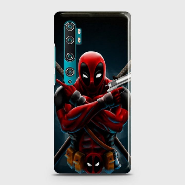 Xiaomi Mi Note 10 Pro Cover Deadpool Character Hard Cover- Design 25 ...