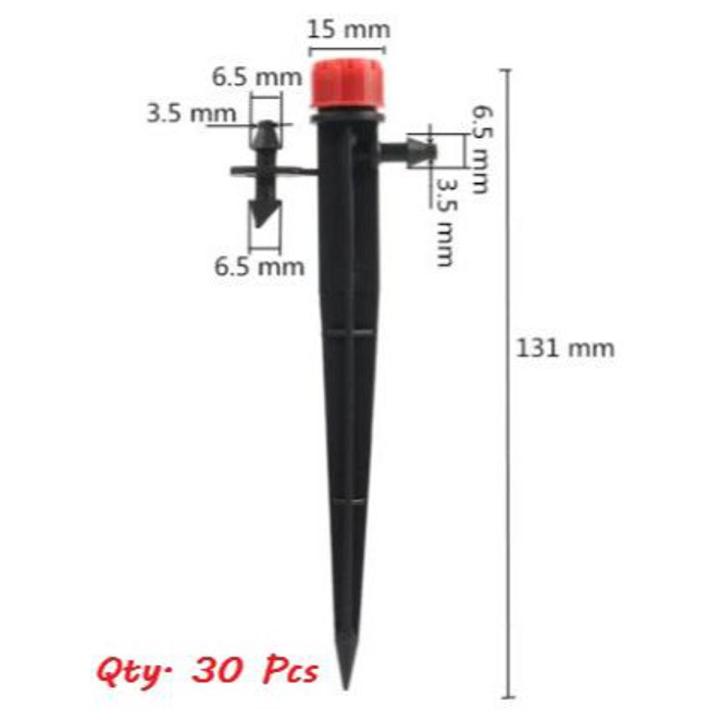 Mini Sprinkler Bubbler Adjustable 8 hole Long Rod Dripper Garden ...