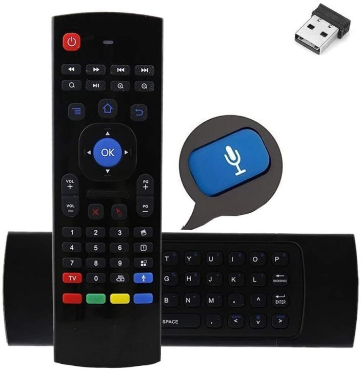 MX3 Voice Air Mouse 2.4G Motion Sensing Remote | Wireless Smart TV ...