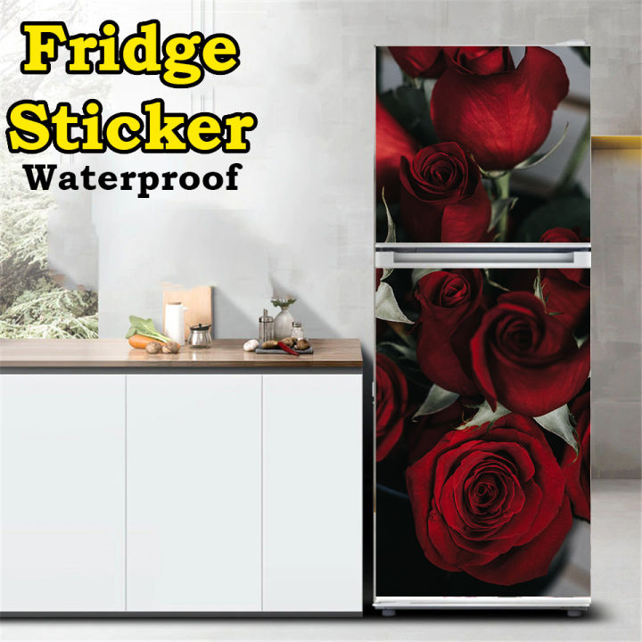 Luxury Fridge Stickers, Door Wrap, Self-adhesive, Waterproof, PVC by ...