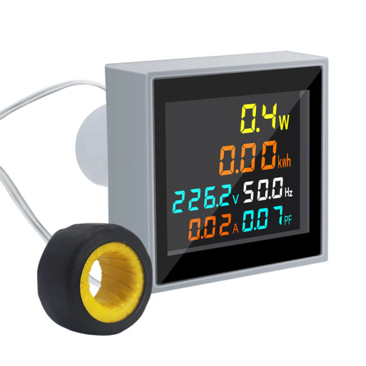 Mora Multi Function Digital Meter 6in1 AC 50-300V Voltmeter Ammeter LCD ...