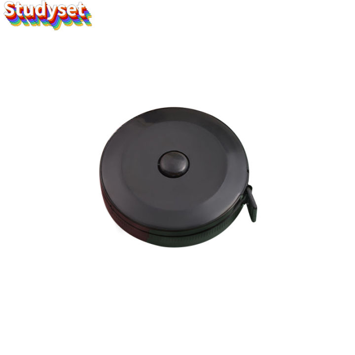 Studyset Button Retractable Tape Measure Double Scale Inches ...