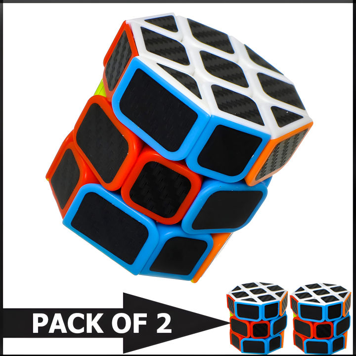 Pack Of 2 Colorful Octagonal Shaped Puzzle Cube Toys (3x3x3) | Daraz.pk