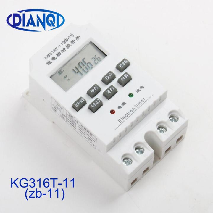 Timer Kg316t 11 Intelligent Microcomputer Programmable Electronic Timing Switch Relay