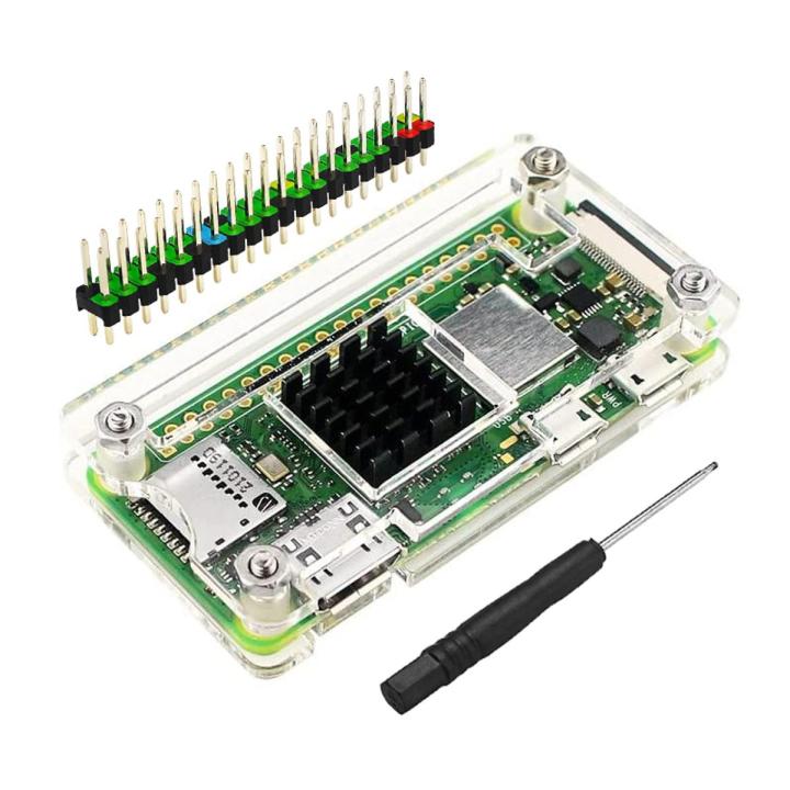 Raspberry Pi Zero 2 W Acrylic Case Shell Enclosure With Aluminum ...