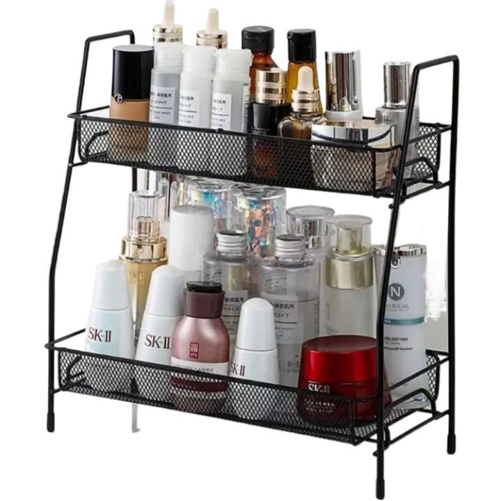 2 layer rack metal foldable kitchen spice racks / 2 tier kitchen ...