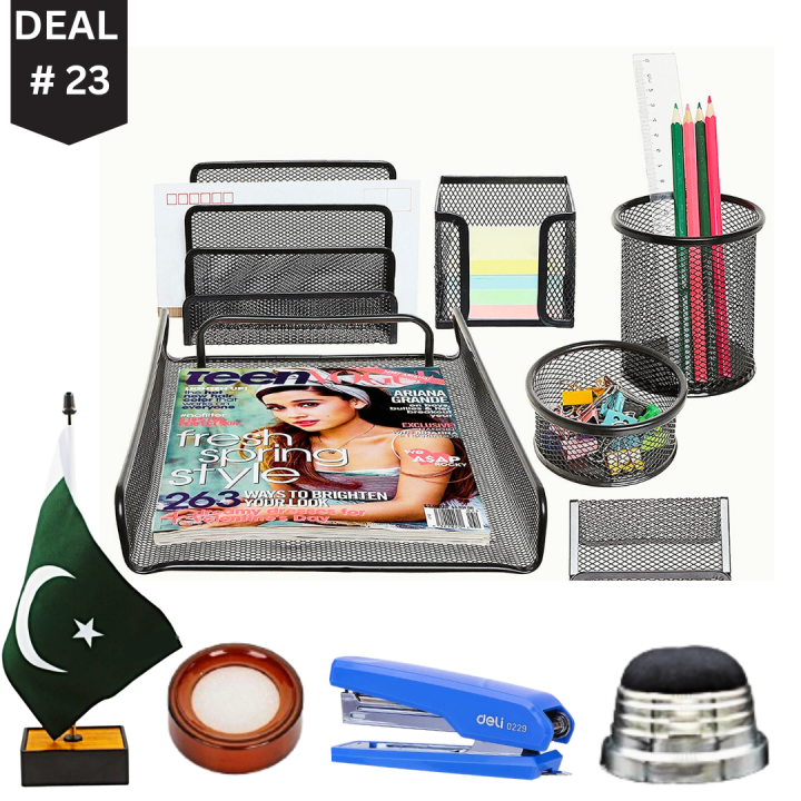 Metal Mesh Office Desk Accessories Deal No. 23, Letter Tray, Office ...