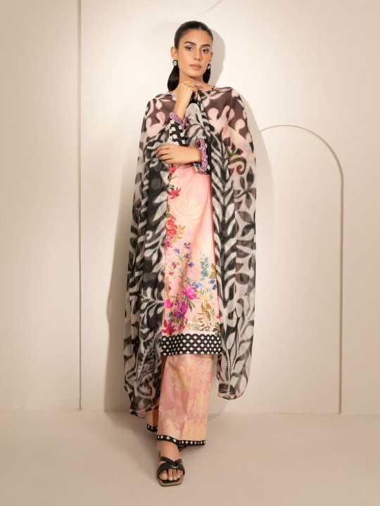 3PC Lawn Suit Printed (Stitched) outlet stock from Limelight | Daraz.pk