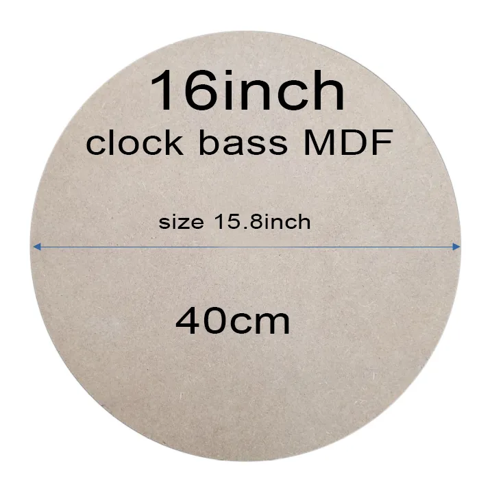 MDF wooden clock base MDF sheet clock base round MDF clock for your ...