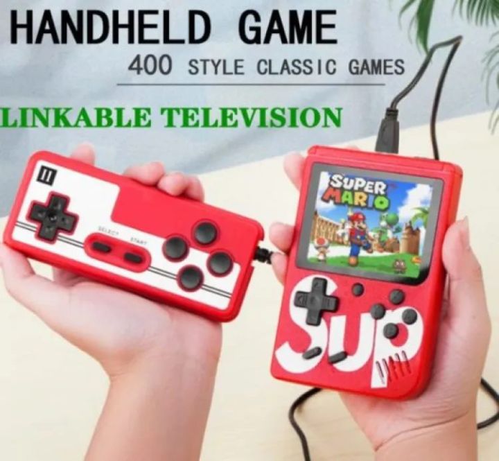 Sup Game Box Portable 400 In 1 Retro video Game with Battery Included ...