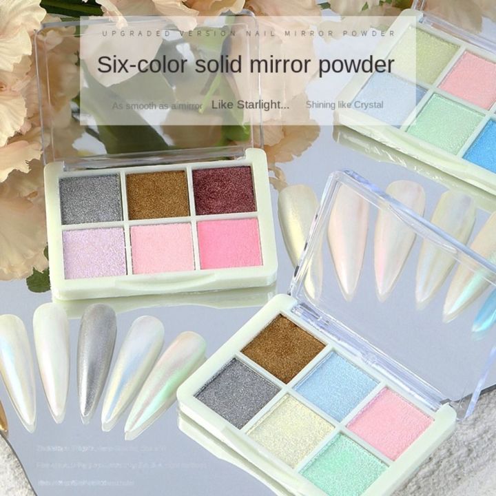 Laser Manicure Decoration Nail Powder Magic Mirror Powder Magic Mirr ...