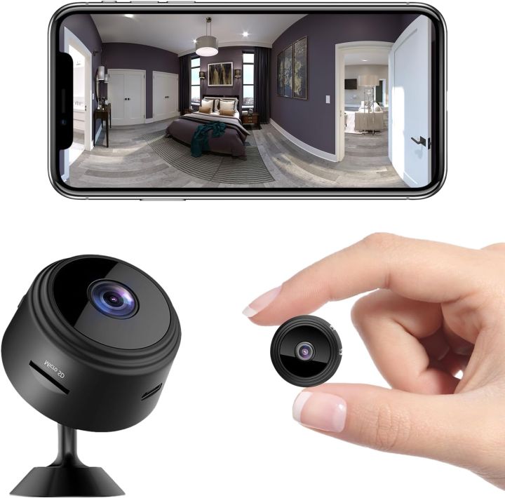 Mini Camera 1080P Full HD WiFi Camera Surveillance Indoor Mini ...