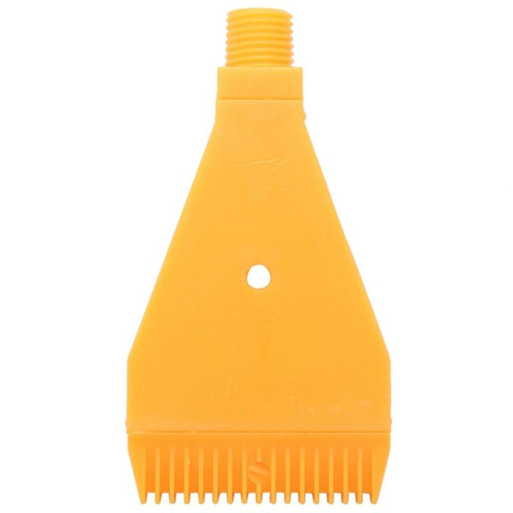 10X 1/4BSP Male Thread ABS Single Hole Air Blow Off Flat Jet Nozzle ...
