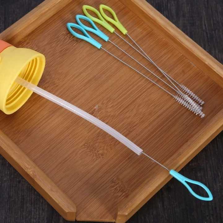 Drinking Straw Cleaning Brush Kit Straw Tube Pipe Cleaner Stainless ...