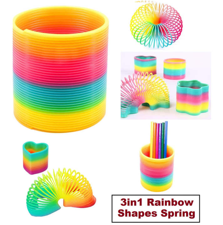 Odeez 3 in 1 Rainbow Vibrant Circle Spring Set | Daraz.pk