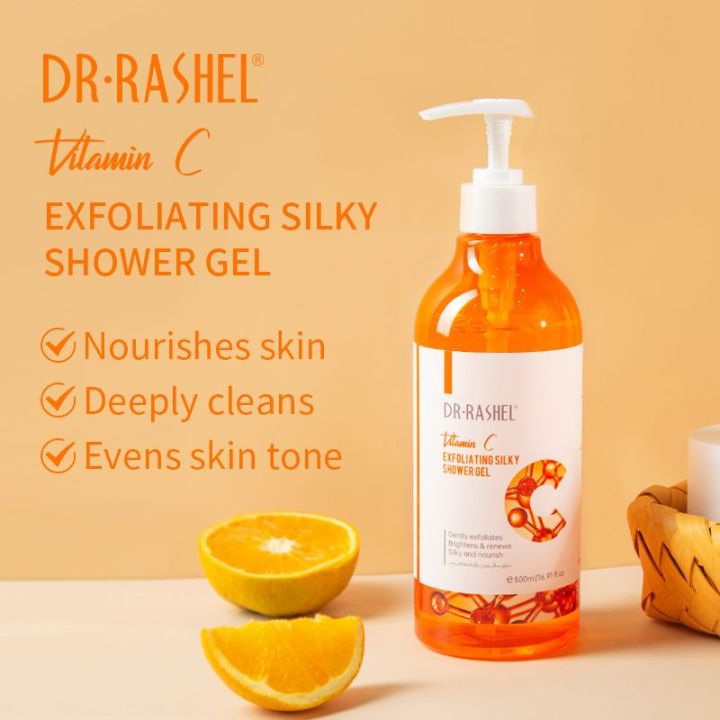 DR.Rashel Vitamin C Whitening Misturizing Exfoliating Silky Shower Gel ...