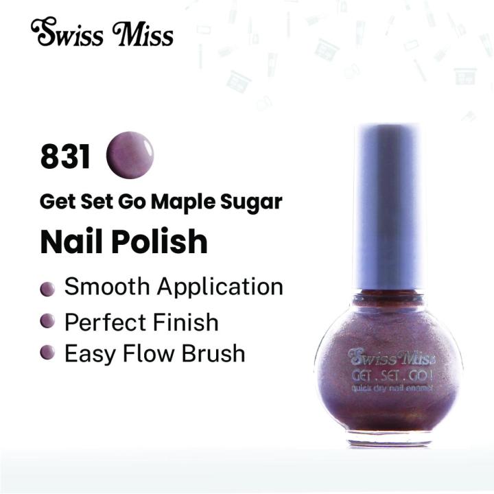 Swiss Miss Nail Polish Get Set Go Maple Sugar (Shade 831) | Daraz.pk