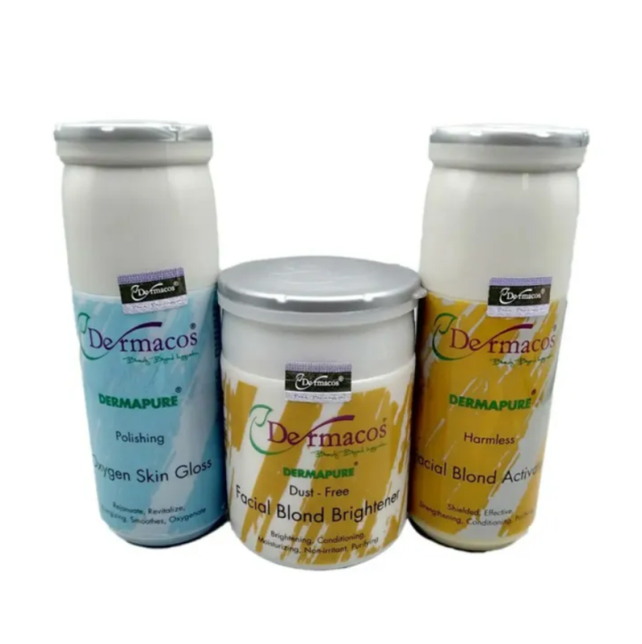 Dermacos Dermapure Skin Polish and Bleach Set - Perfect Quality 3 Pcs ...